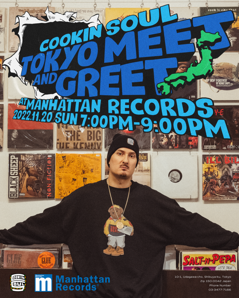 【SHIBUYA STORE】COOKIN SOUL TOKYO MEET & GREET at Manhattan Records ...